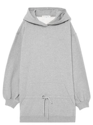 Alexander Wang Dropped-waist Hooded Dress - Grey