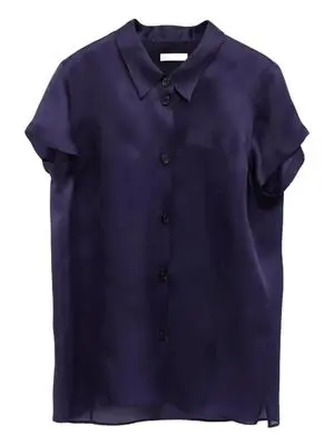 Khaite Keefe Silk Shirt - Black