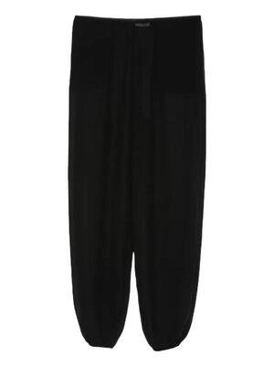 THE FRANKIE SHOP Orissa Sheer Balloon Trousers - Black