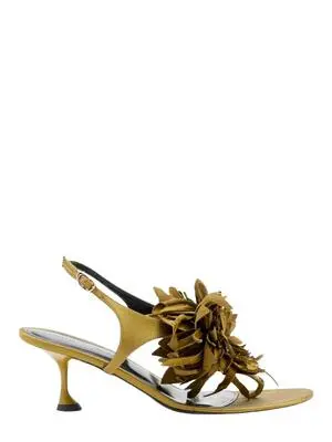 Proenza Schouler Tee Floral-appliqué Sandals - Multicolor