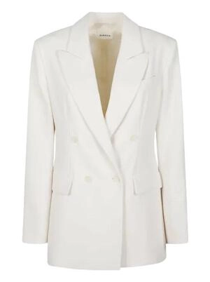 P.a.r.o.s.h Double-breasted Blazer - White