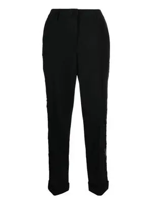 P.a.r.o.s.h Tailored Tapered Trousers - Black