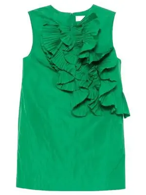P.a.r.o.s.h Pimpy Mini Dress - Green