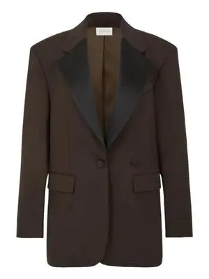 P.a.r.o.s.h Wide-lapel Blazer - Brown
