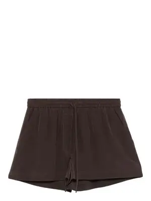 P.a.r.o.s.h Silk Shorts - Brown