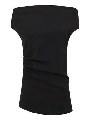 P.A.R.O.S.H P.A.R.O.S.H. One-Shoulder Asymmetrical Blouse