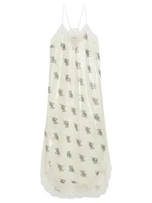 Zadig&Voltaire Cristy Sequinned Maxi Dress - Mastic