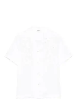 P.a.r.o.s.h Short Sleeve Button Up Shirt - White