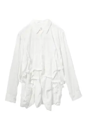 Comme Des Garçons Long-sleeved Shirt - White