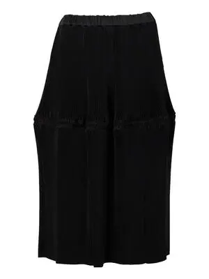 Comme Des Garçons Structured Midi Skirt - Black