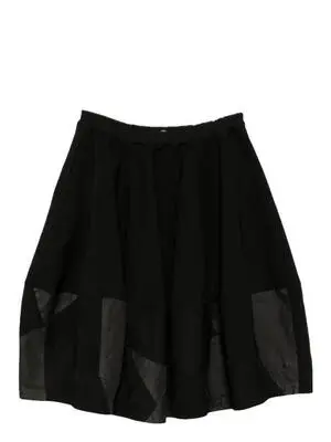 Comme Des Garçons Patchwork Skirt - Black