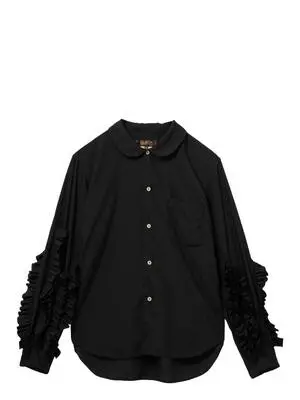 Comme Des Garçons Ruffled Shirt - Black