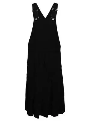 Comme Des Garçons Pleated Dress - Black