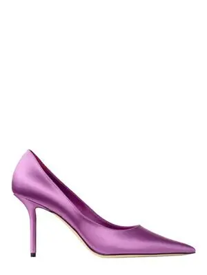 JIMMY CHOO Satin Pointed-toe High Heels - Pink