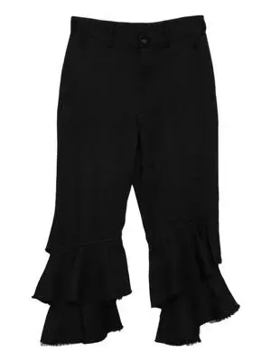 Comme Des Garçons Casual Pants With Belt Loops - Black