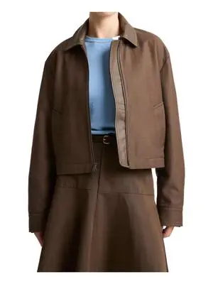 Vince Twill Collar Jacket - Multicolor