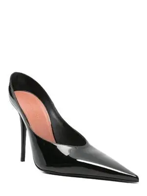 AMINA MUADDI Amina Muaddi Pointed-Toe High Heels