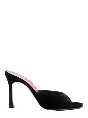 Amina Muaddi Alexa High-heel Mules - Black