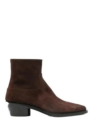 Proenza Schouler Bronco Low-heel Boots - Black