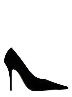Amina Muaddi Barbara Pointed-toe High Heels - Black