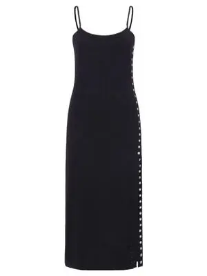 Proenza Schouler Tweed Midi Dress - Black