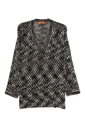 MISSONI Missoni Geometric-Pattern Knitted Jumper