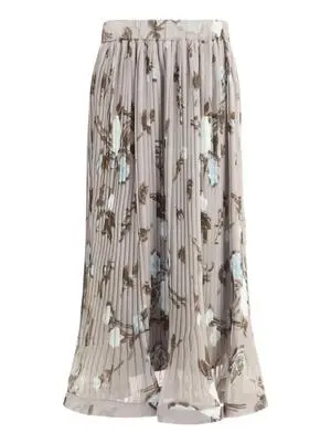 P.a.r.o.s.h Pleated Skirt - Gray