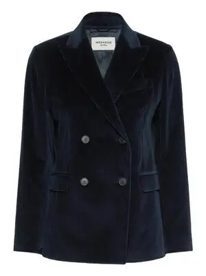 MAX MARA Weekend Max Mara Cotton Corduroy Velvet Blazer