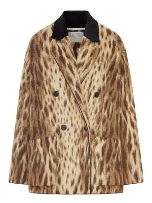FORTE_FORTE Leopard-print Coat - No