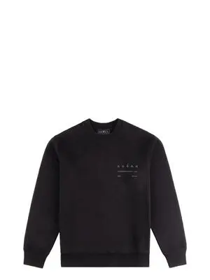 Hogan Round-neck Print Sweatshirt - Black