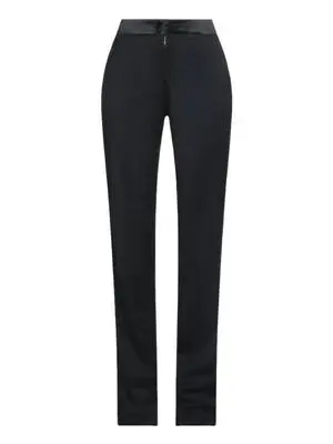 MAISON MARGIELA Solid Color Wool Trousers - Black