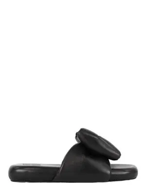 Off-White Off-White Padded Bow Sandals Black