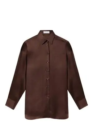 STELLA MCCARTNEY Stella McCartney Star Silk Jacquard Shirt