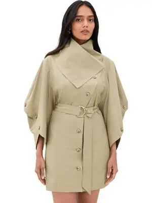 Zimmermann Valiant Utility Mini Dress - Olive