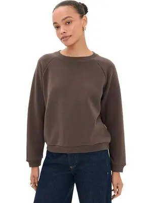 JAMIE HALLER The Daily Sweatshirt - Brown