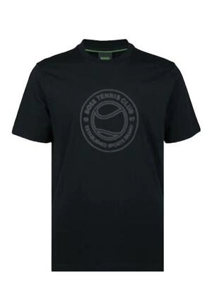 Hugo Boss Tennis Club Printed T-shirt - Black