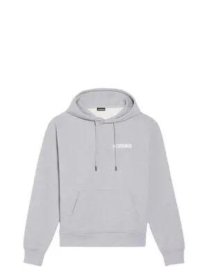 Jacquemus Jacquemus Logo-Detail Hoodie Grey