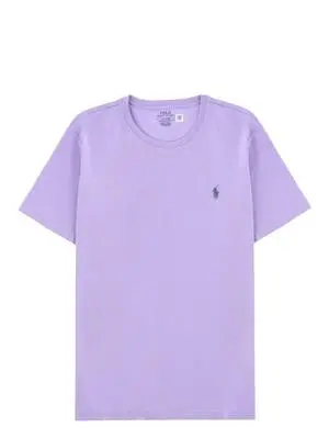 Polo Ralph Lauren Polo Ralph Lauren Pony Embroidered Crewneck T-Shirt Purple