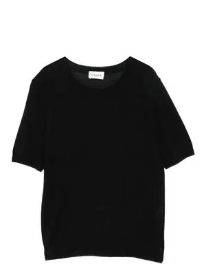 P.a.r.o.s.h Short Sleeved Crewneck Jumper - Black