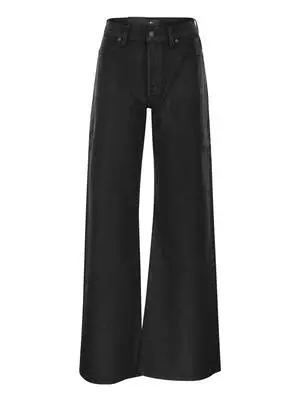 7 For All Mankind Lotta Wide-leg Jeans - Black