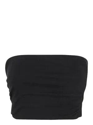 THOM KROM Gathered Bandeau Top - Black