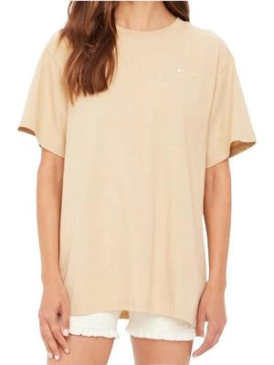 The Upside Printed Short-sleeved T-shirt - Latte
