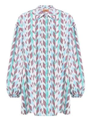 Missoni Missoni Chevron-Pattern Shirt White