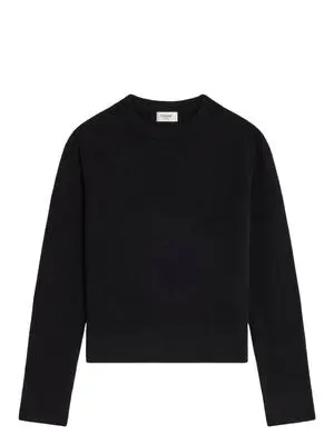 Celine Cashmere Crewneck Sweater - Black