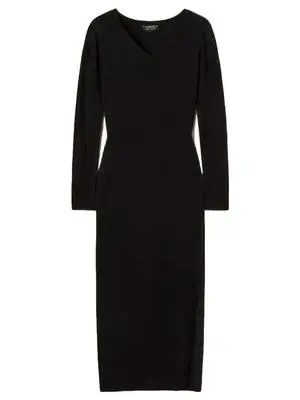 TWINSET Twinset V-Neck Textured Knit Dress