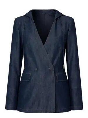 TWINSET Chambray Blazer - Black