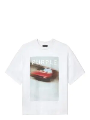 PURPLE BRAND Tunnel Vision T-shirt - White