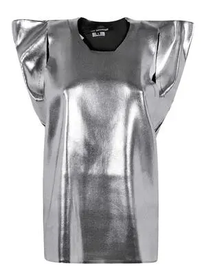 Junya Watanabe Metallic Crew Neck Sweater - Gray