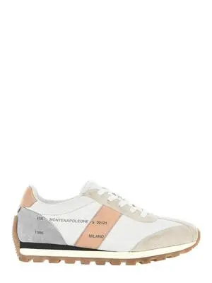 Hogan Hogan H671 Panelled Leather Sneakers White/gray/beige