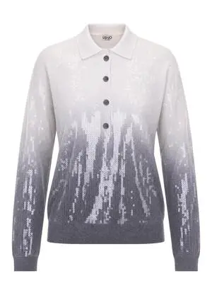 Liu Jo Sequined Jumper - Gray